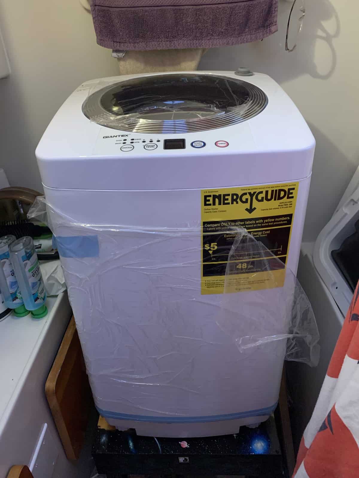 My Washing Machine Aboard - Forget Bucket Laundry! no texting & tacking